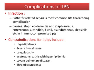 Nutritional-Support-for peri Operative patients & TPN | PPT