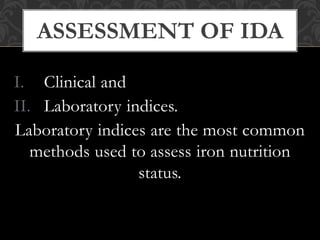 Nutritional anemia -Dr JP Singh, Dept, of community medicine, SRMS IMS ...