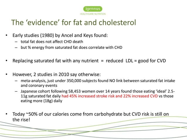 Nutritional approaches to managing cholesterol and cvd webinar igennus ...