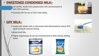 Nutritional aspects of milk & milk products | PPTX