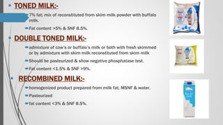 Nutritional aspects of milk & milk products | PPTX