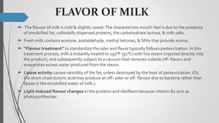 Nutritional aspects of milk & milk products | PPTX | Chemistry | Science