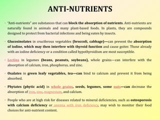 Nutritional Aspects of Vegetables | PPTX
