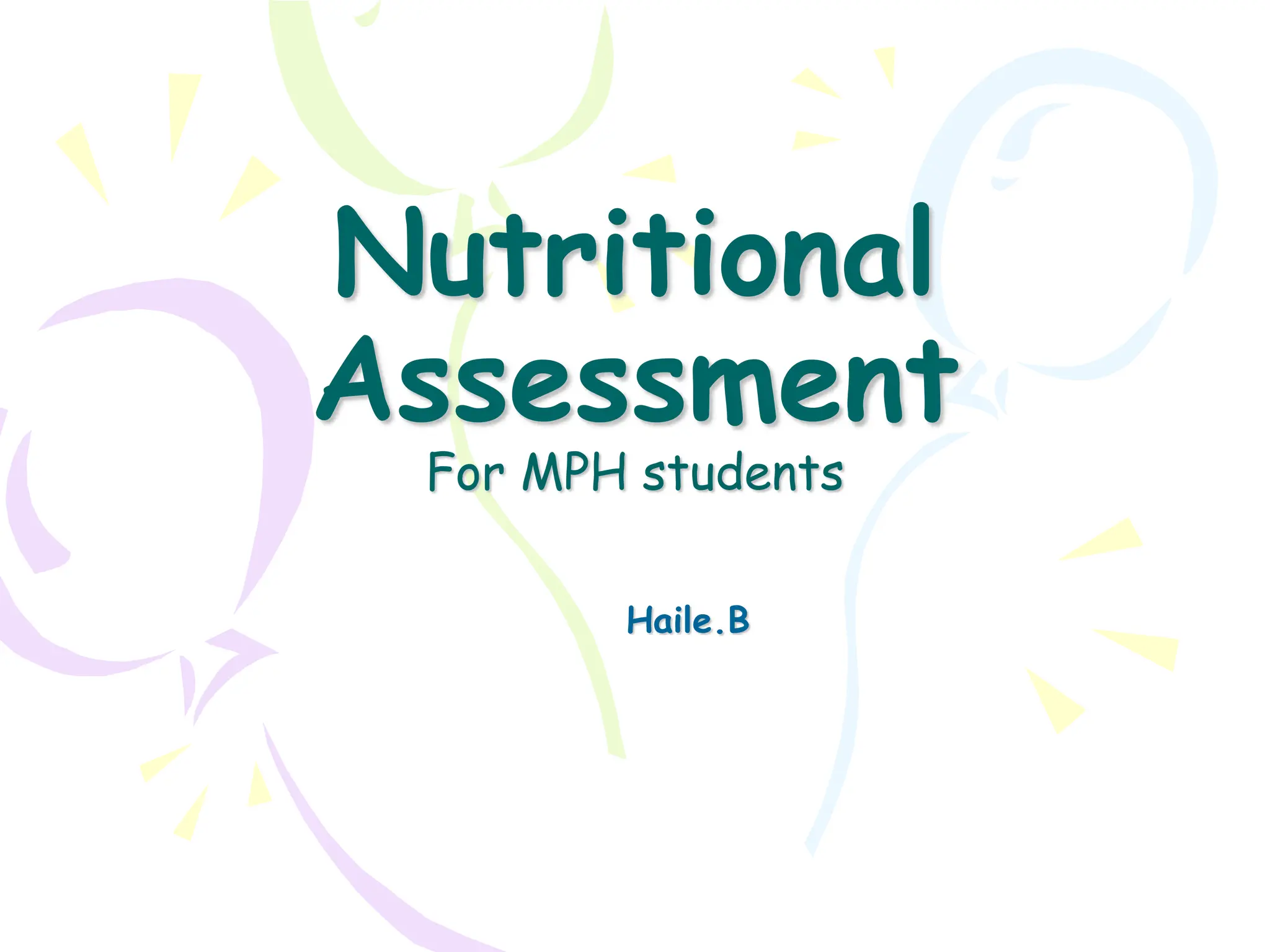 Nutritional Assessment METHOD POWER POINT.ppt