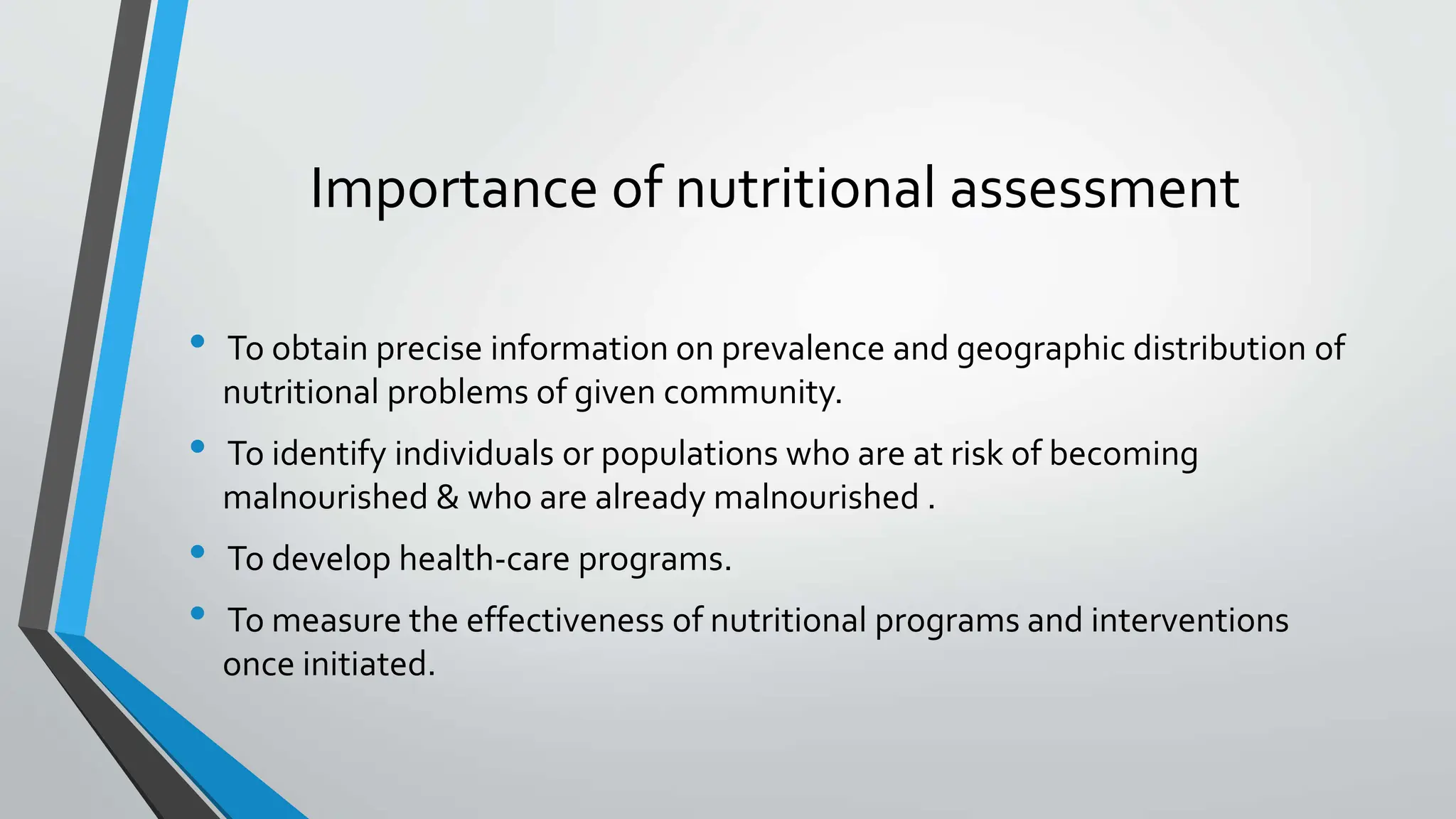 Nutritional_Assessment by dietitian Manaal.pptx | Nutrition | Healthy Living
