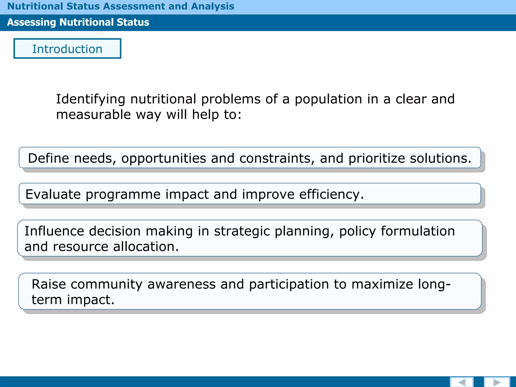 Nutritional assessment of community | PPT
