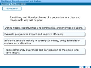Nutritional assessment of community | PPT