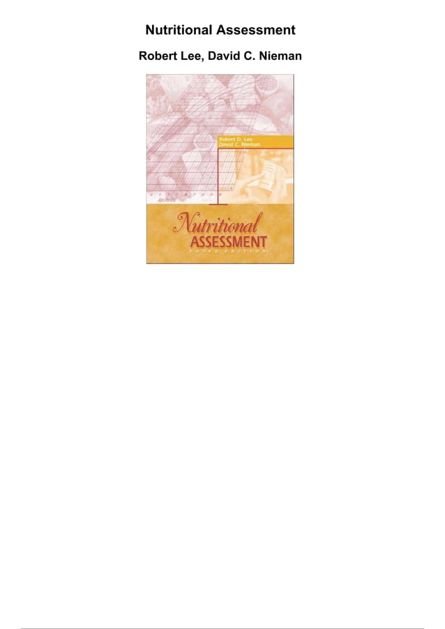 Nutritional assessment pdf | PDF