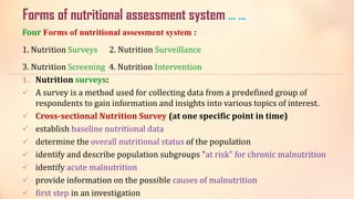 Nutritional assessment PowerPoint, BY SAJIB REZA | PDF