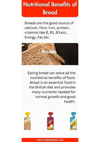 Nutritional Benefits of Bread | PDF