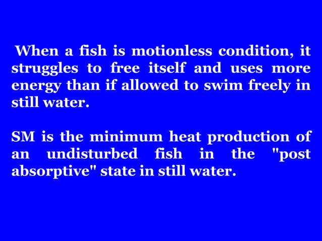 Nutritional bioenergetics in fish | PPTX | Chemistry | Science