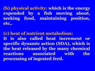 Nutritional bioenergetics in fish | PPTX