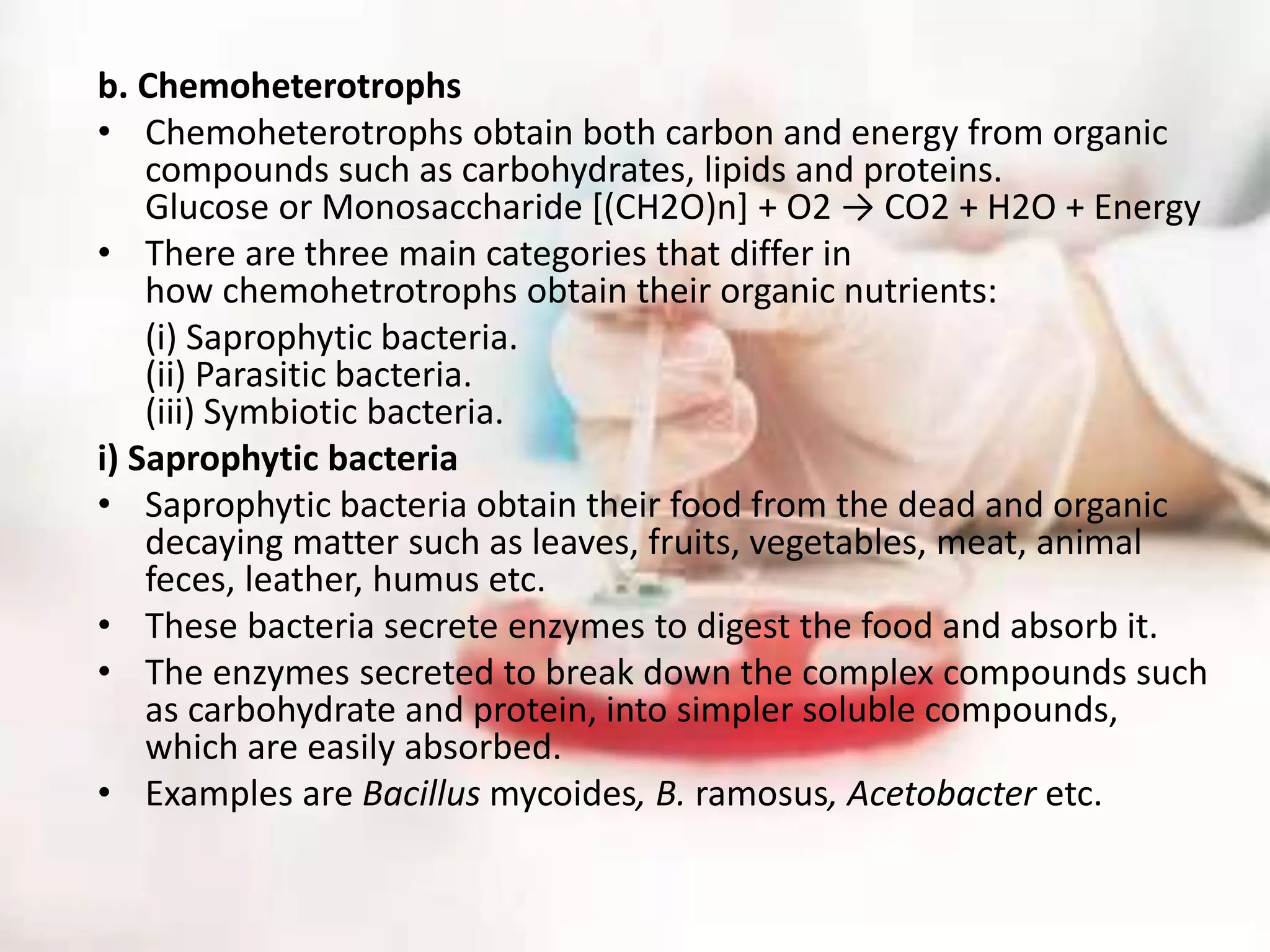 Nutritional classification of bacteria | PPTX