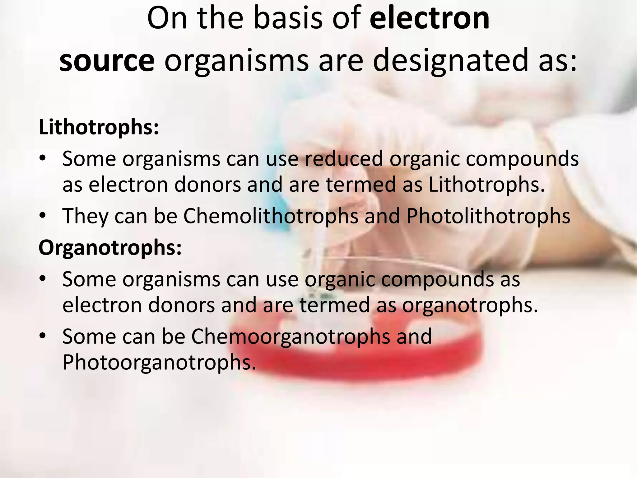 Nutritional classification of bacteria | PPTX