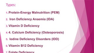 nutritional deficiency disorders, definition | PPT
