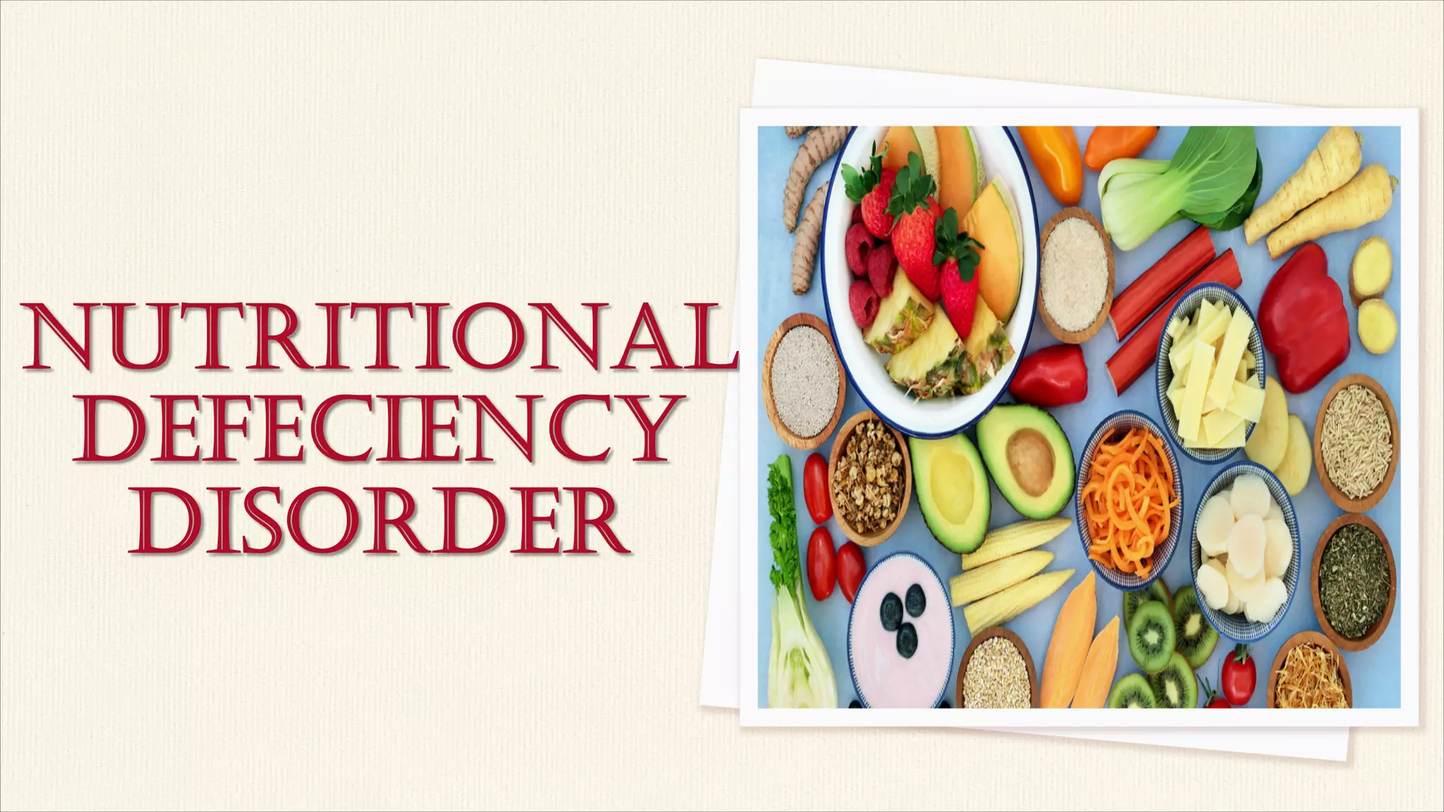 Nutritional deficiency disorder | PDF