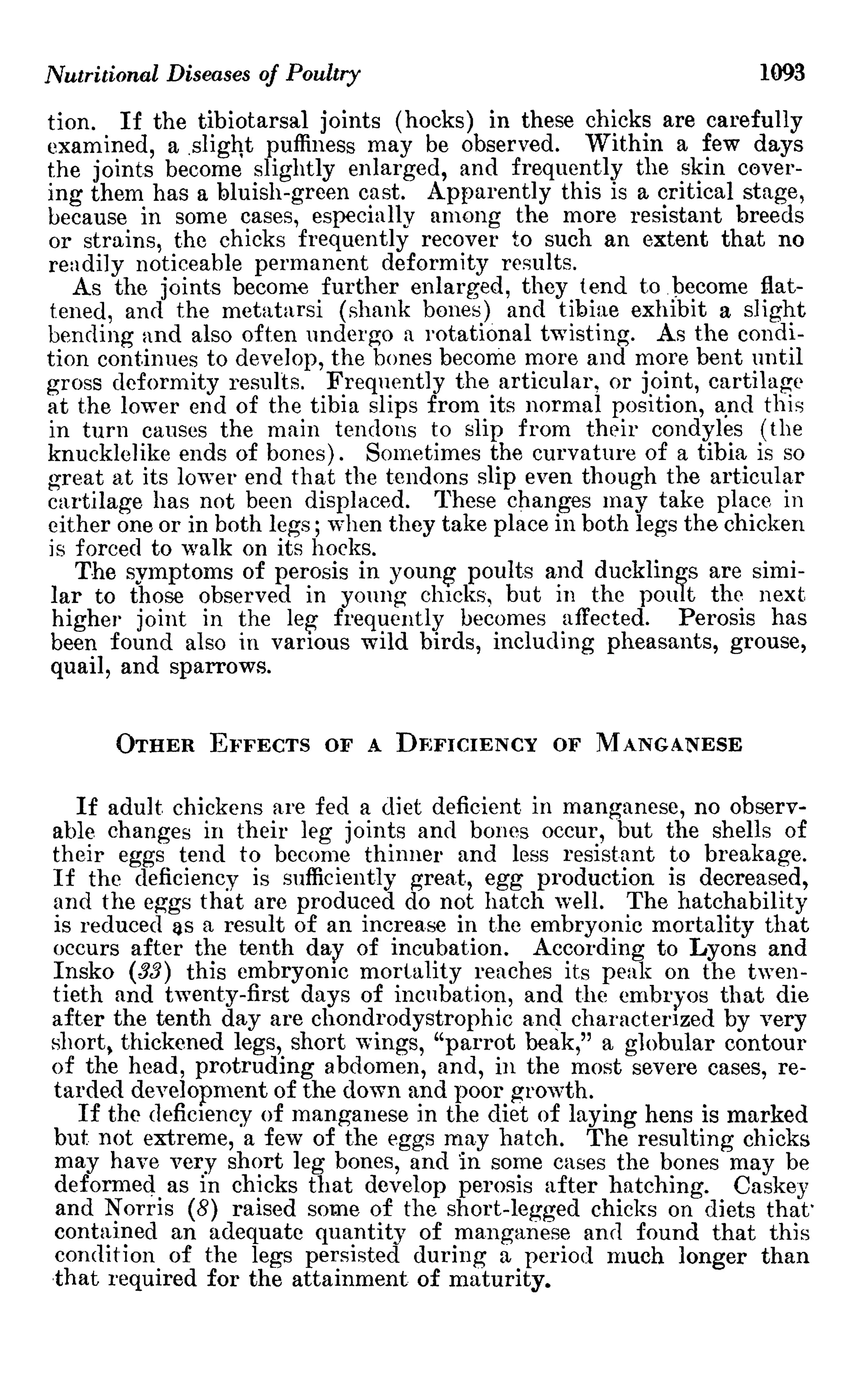 Nutritional diseases of poultry | PDF