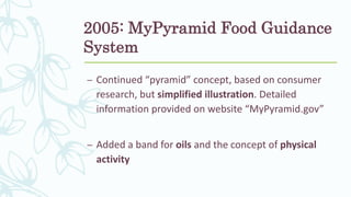 Nutritional food pyramids | PPT