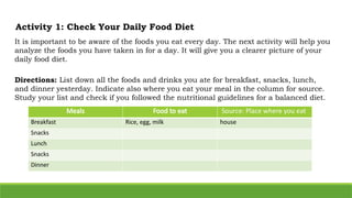 Health Grade 7 Nutritional Guidelines.pptx