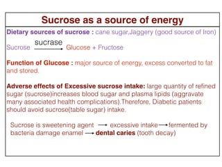 Nutritional importance of carbohydrates | PDF