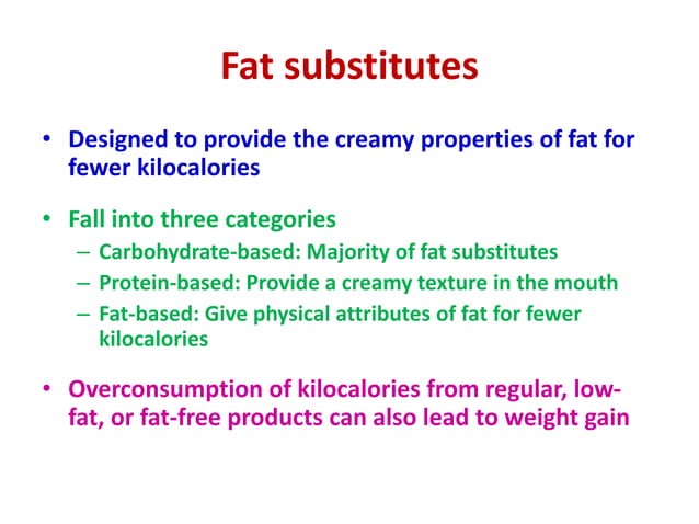 Nutritional importance of fats | PPTX