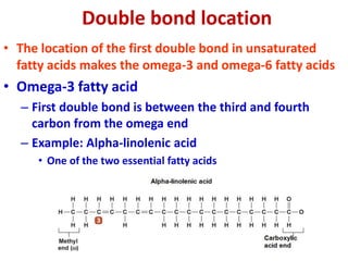 Nutritional importance of fats | PPTX
