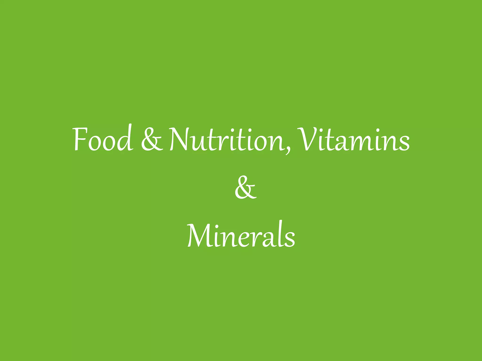 Medical Biochemistry | FooD and Nutrition : Nutritional importance of ...