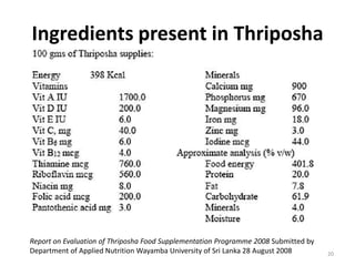 Nutritional interventions | PPTX