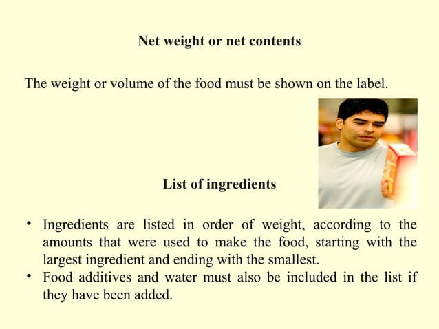Nutritional labeling of food products | PPT | Healthy Cooking and ...