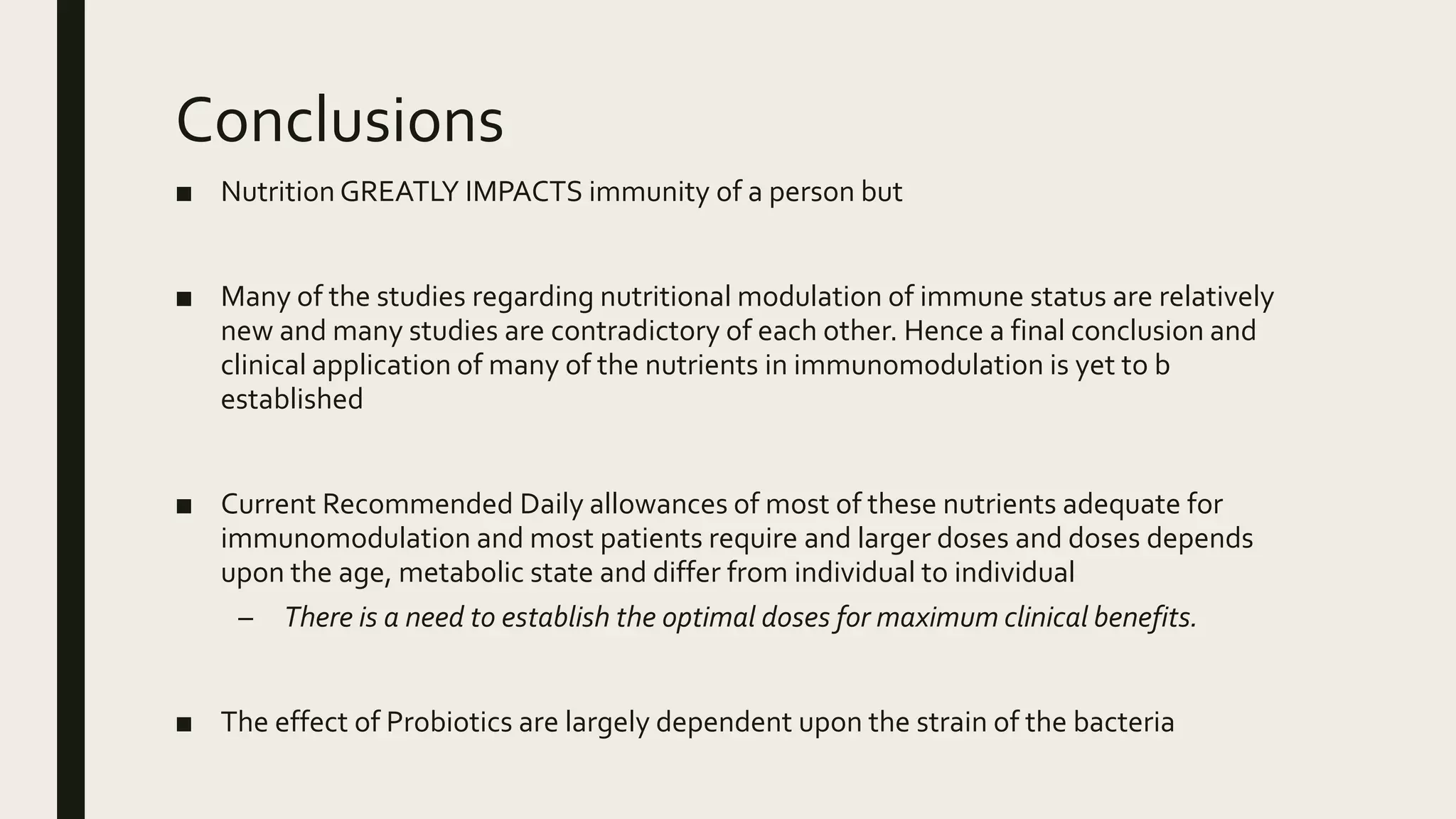 Nutritional modulation of immune function | PPTX