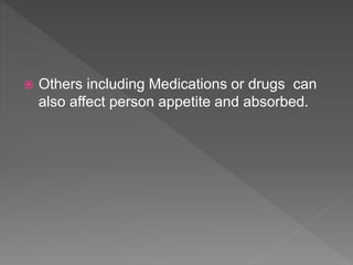 Nutritional needs for special groups | PPTX