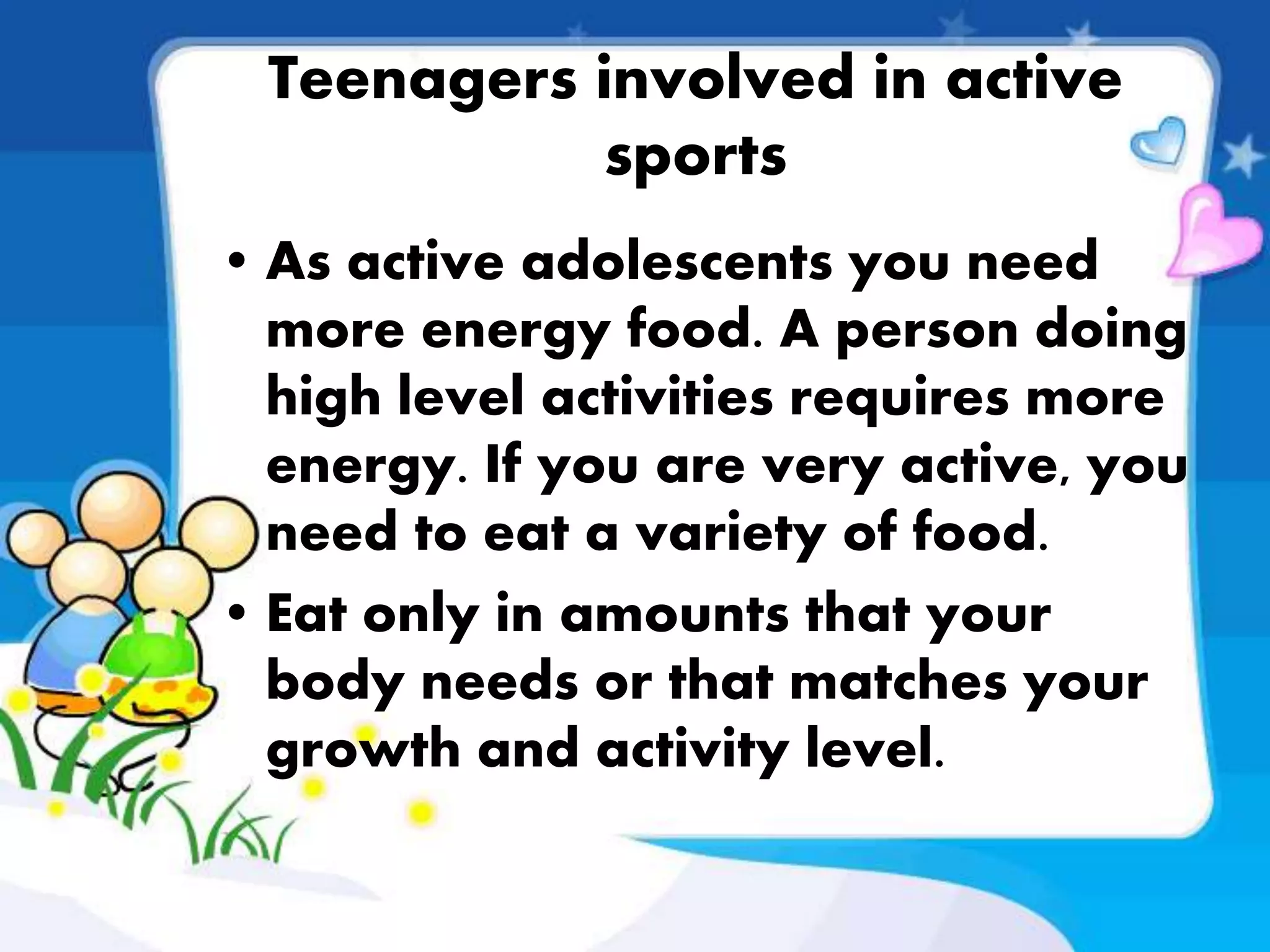 nutritional needs of adolescents.ppt