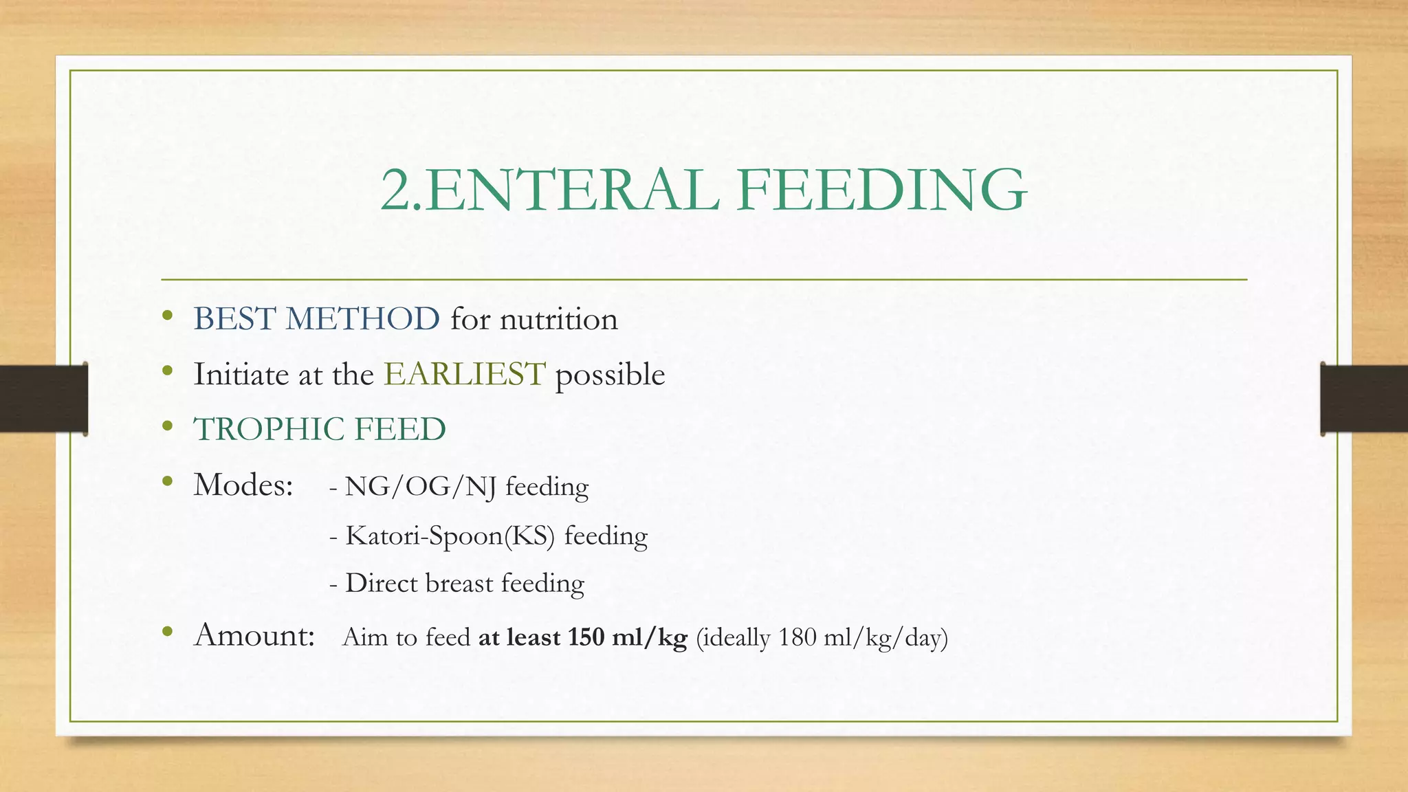 Nutritional planning for growth & development of preterm neonates | PPTX