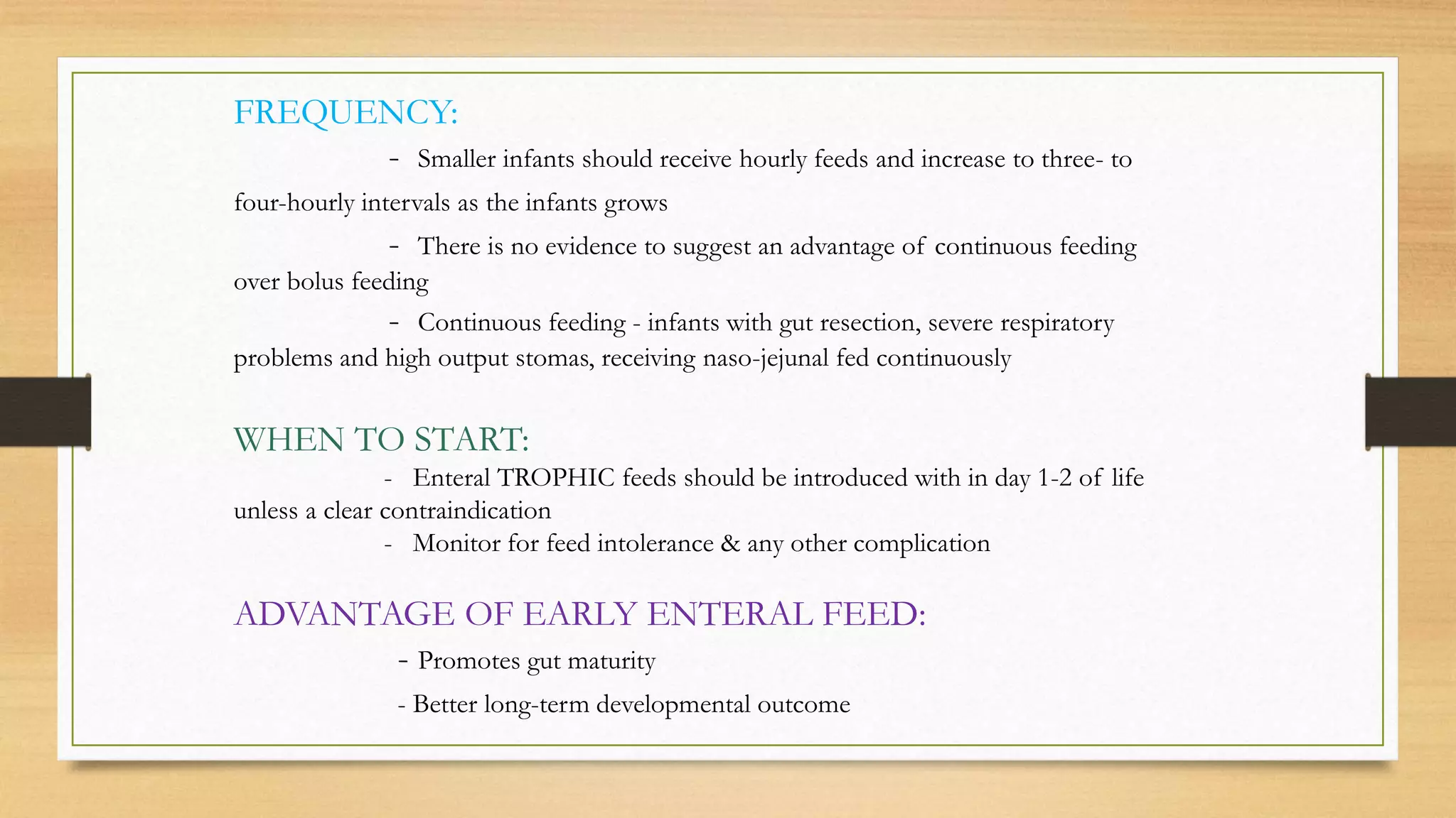 Nutritional planning for growth & development of preterm neonates | PPTX