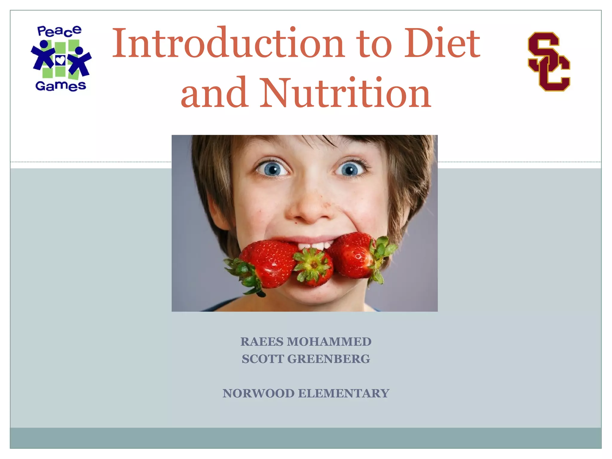 Nutrition intriduction | PPT