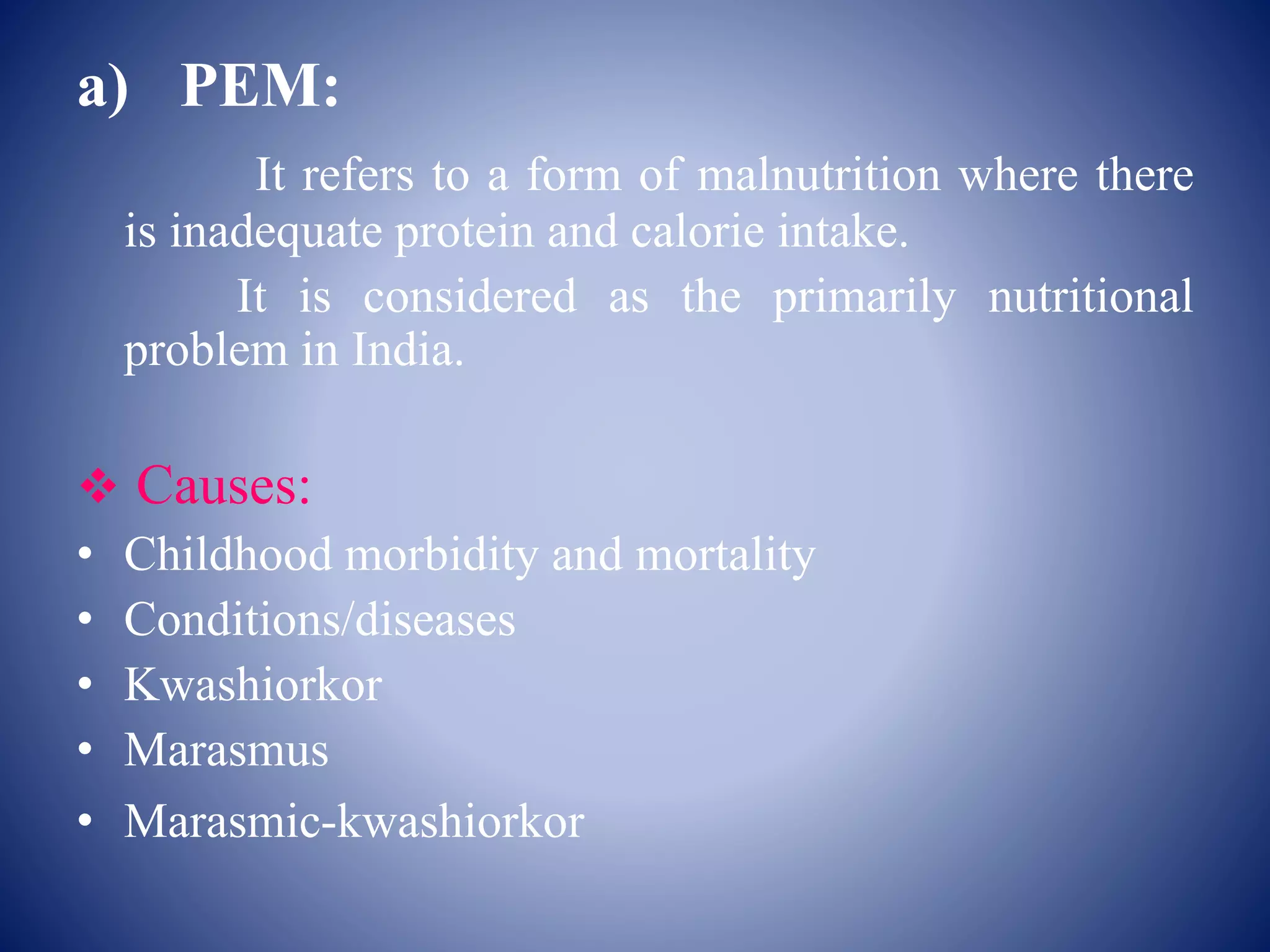 Nutritional problems | PPTX