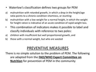 Nutritional problems in public health | PPTX