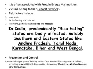 Nutritional problems in public health | PPTX