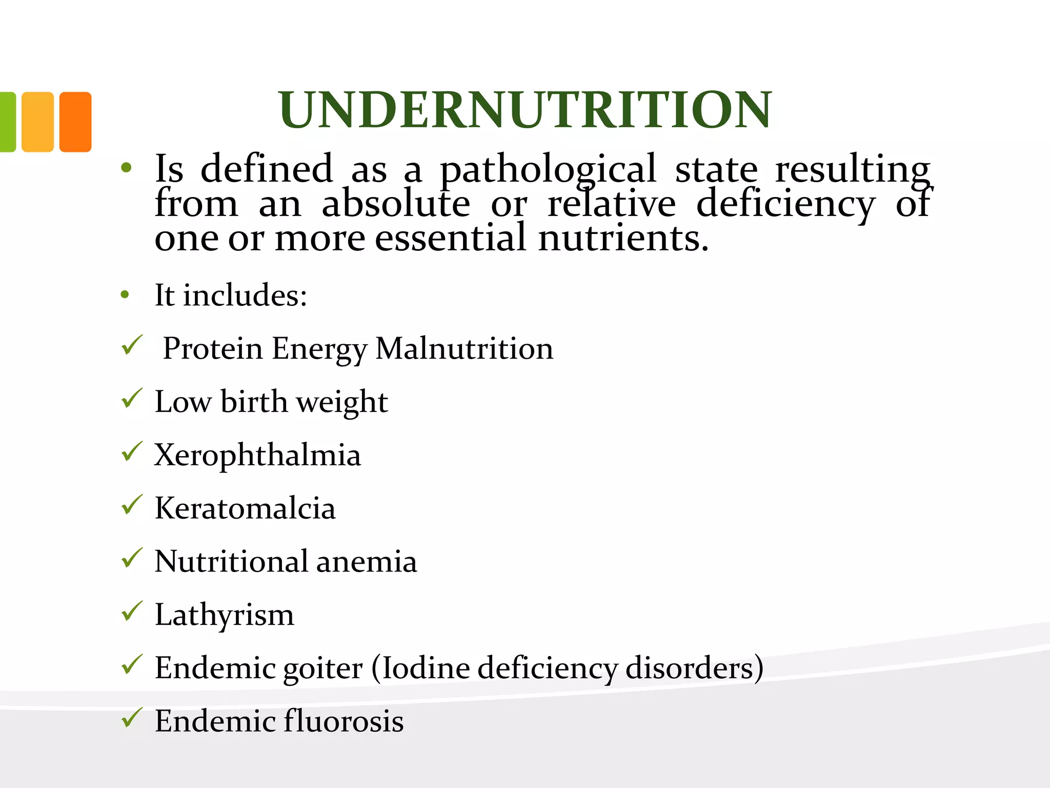 Nutritional problems ppt | PPTX