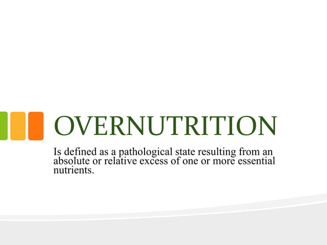 Nutritional problems ppt | PPTX