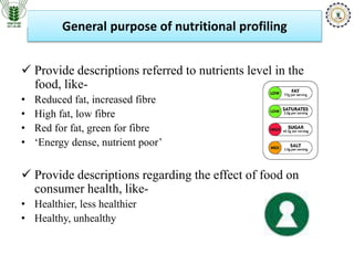 Nutritional profiling and chemical analysis of food | PPTX