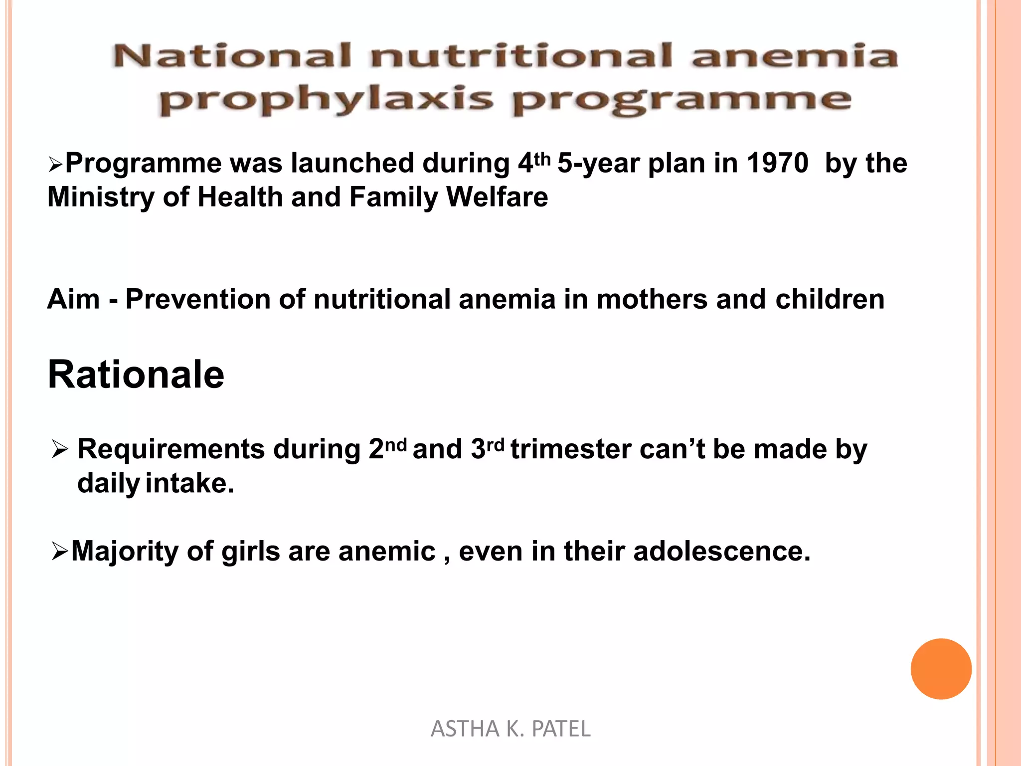 Nutritional Programme in India | PPTX