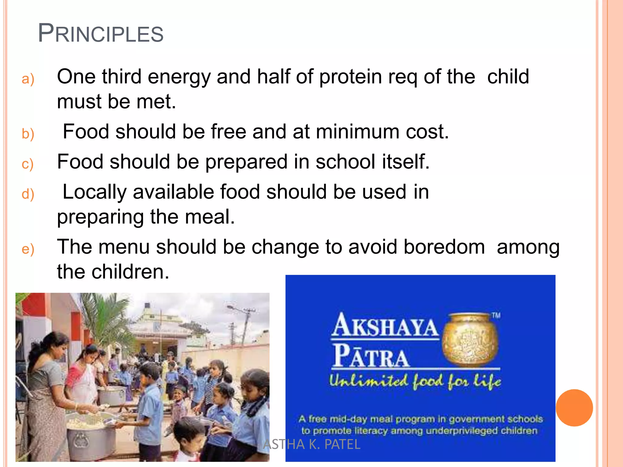 Nutritional Programme in India | PPTX