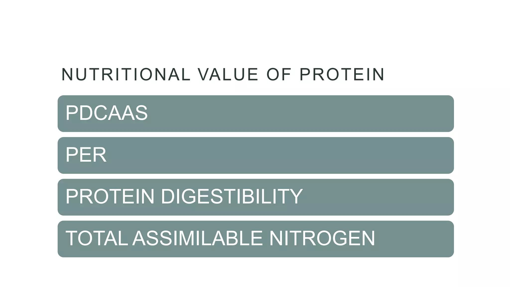 Nutritional properties of proteins by KG | PPTX