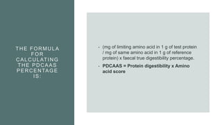Nutritional properties of proteins by KG | PPTX