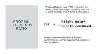 Nutritional properties of proteins by KG | PPTX