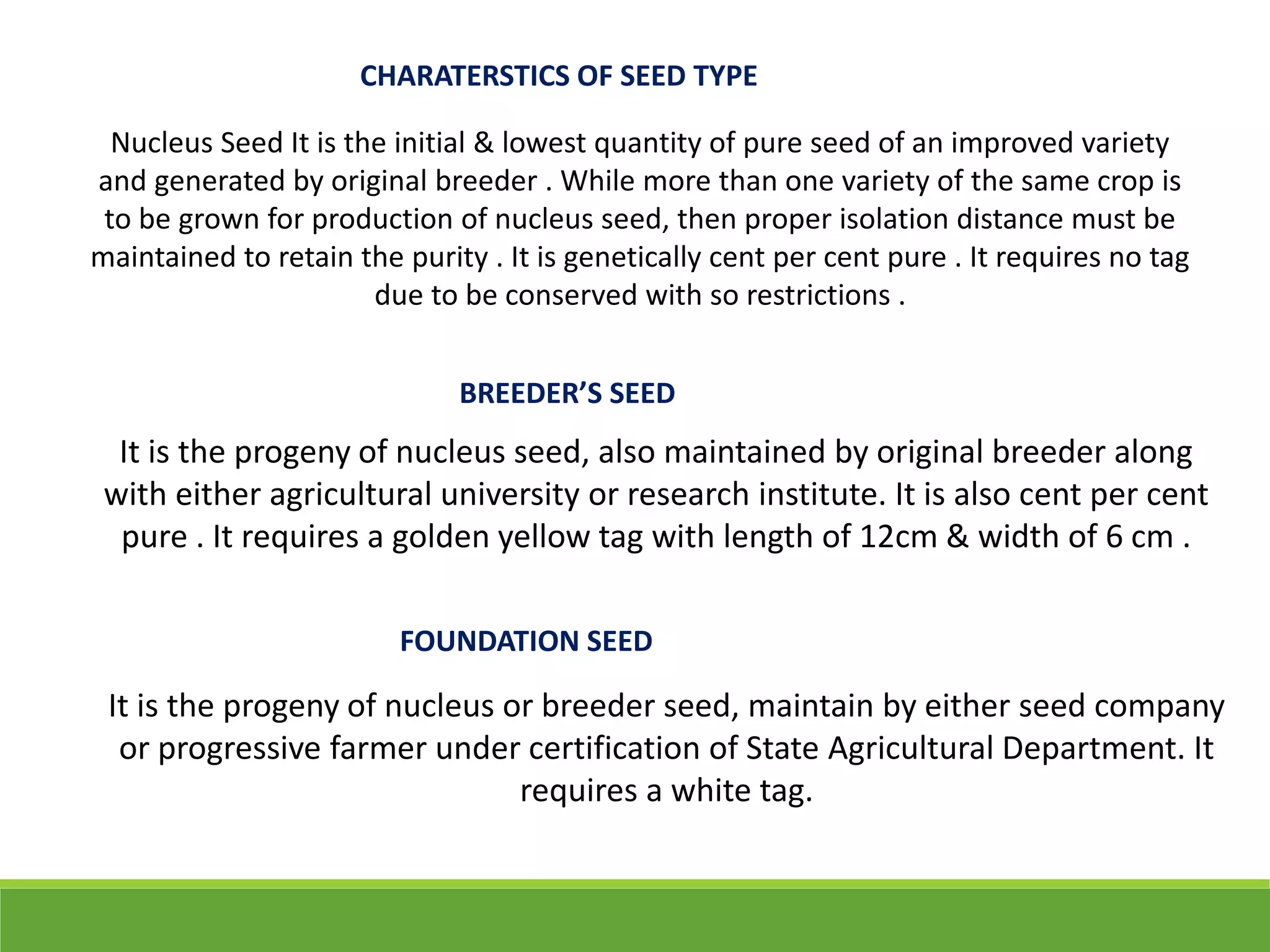 Nutritional quality of seeds | PPT