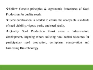 Nutritional quality of seeds | PPT