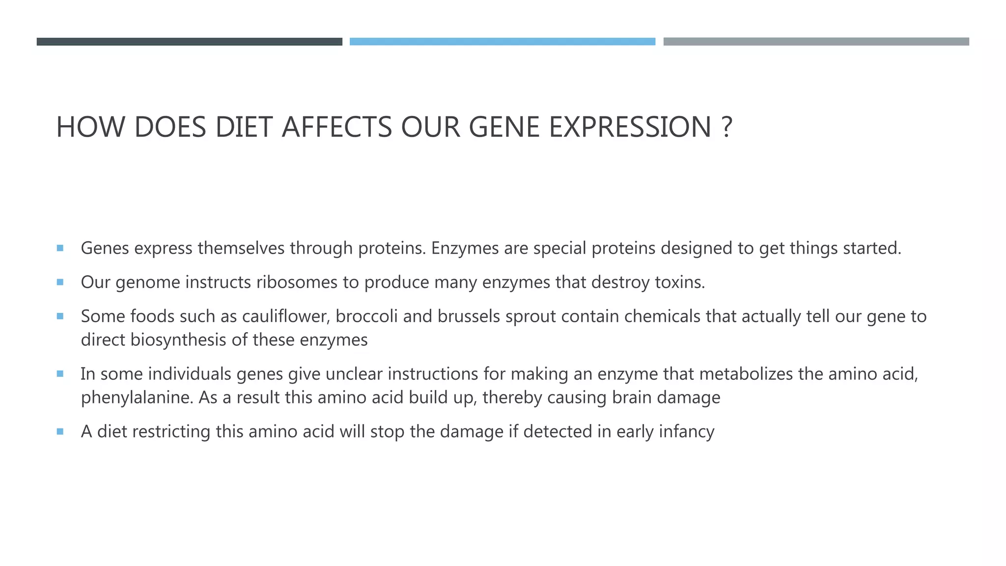 Nutritional regulation of gene expression | PPTX