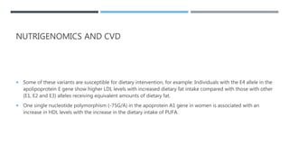 Nutritional regulation of gene expression | PPTX